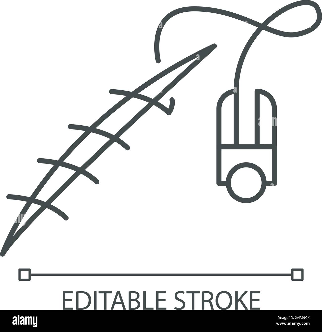 Suture instrument Black and White Stock Photos & Images - Alamy