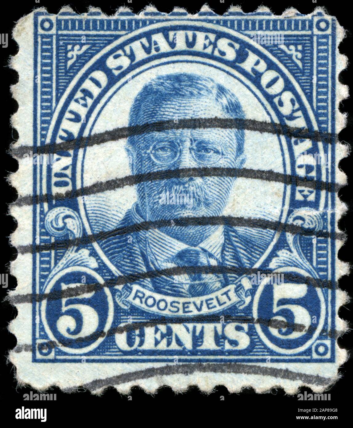 Usa stamp roosevelt president hi-res stock photography and images - Alamy