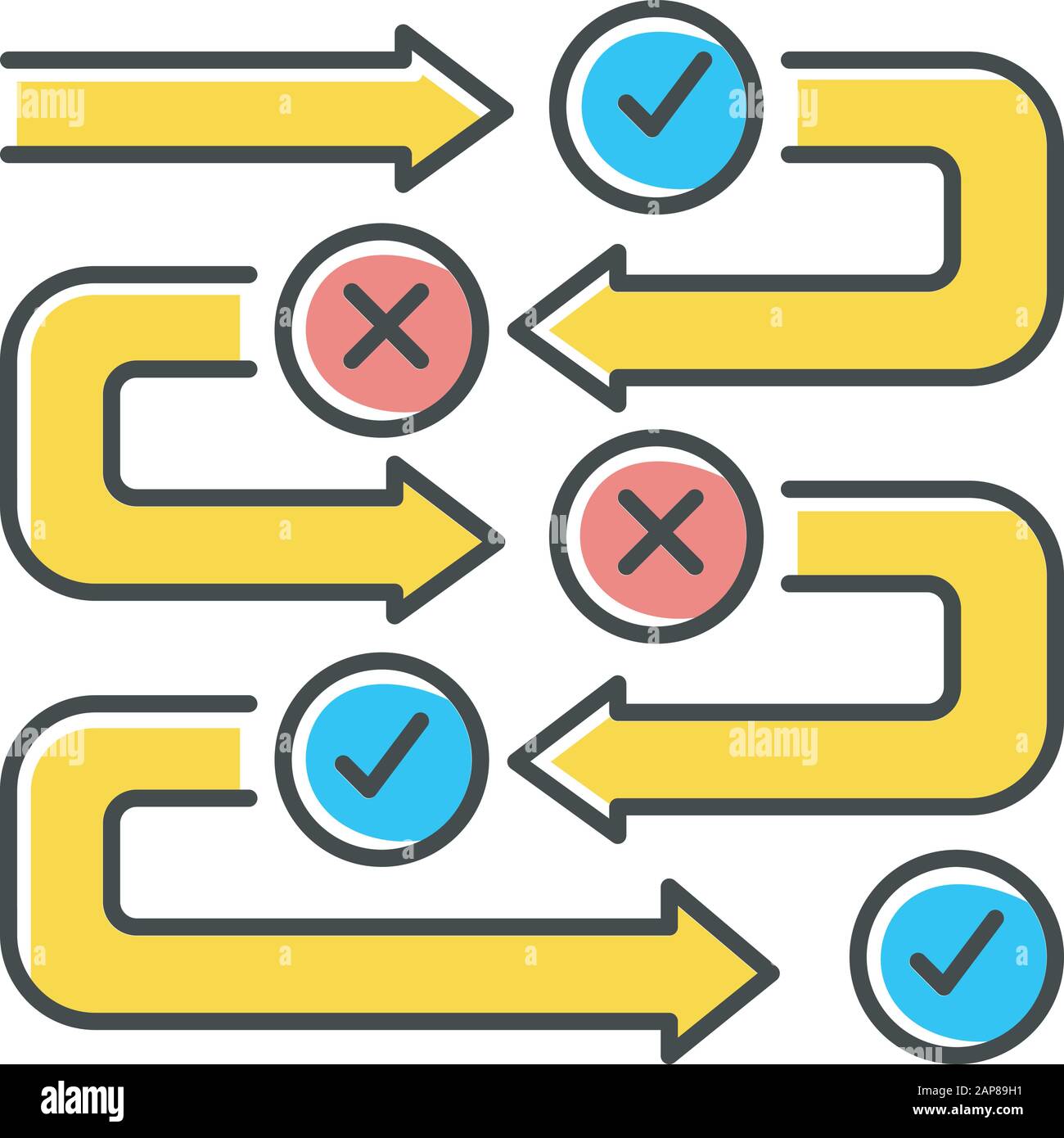 Survey process color icon. Progress stages. Structure and workflow ... Survey process color icon. Progress stages. Structure and workflow ...