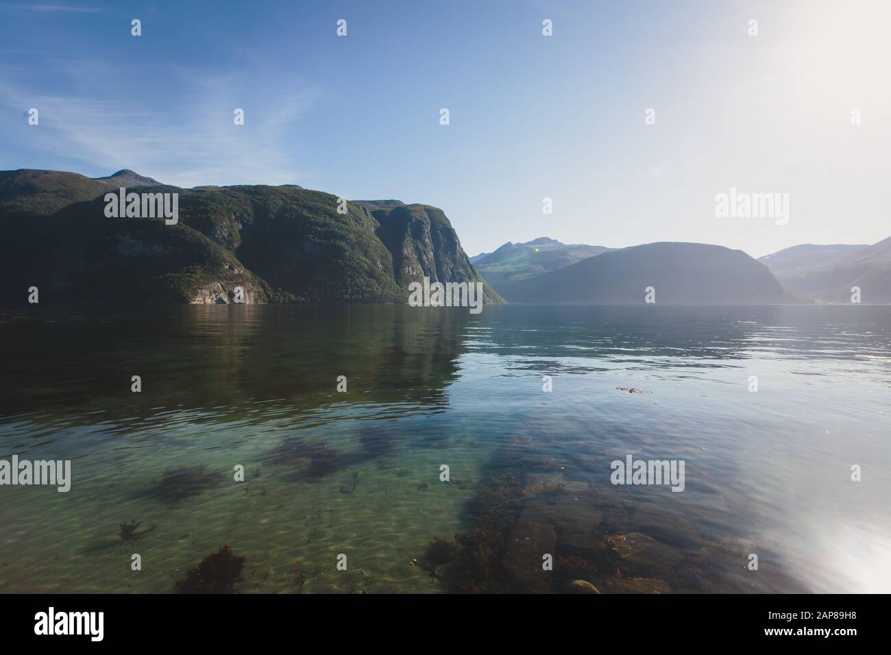 Hiking in Norway, classic norwegian scandinavian summer mountain ...