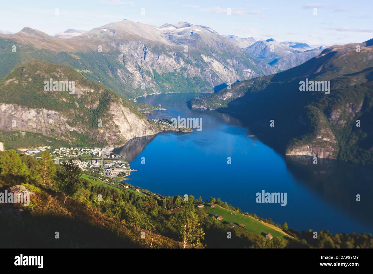 Hiking in Norway, classic norwegian scandinavian summer mountain ...