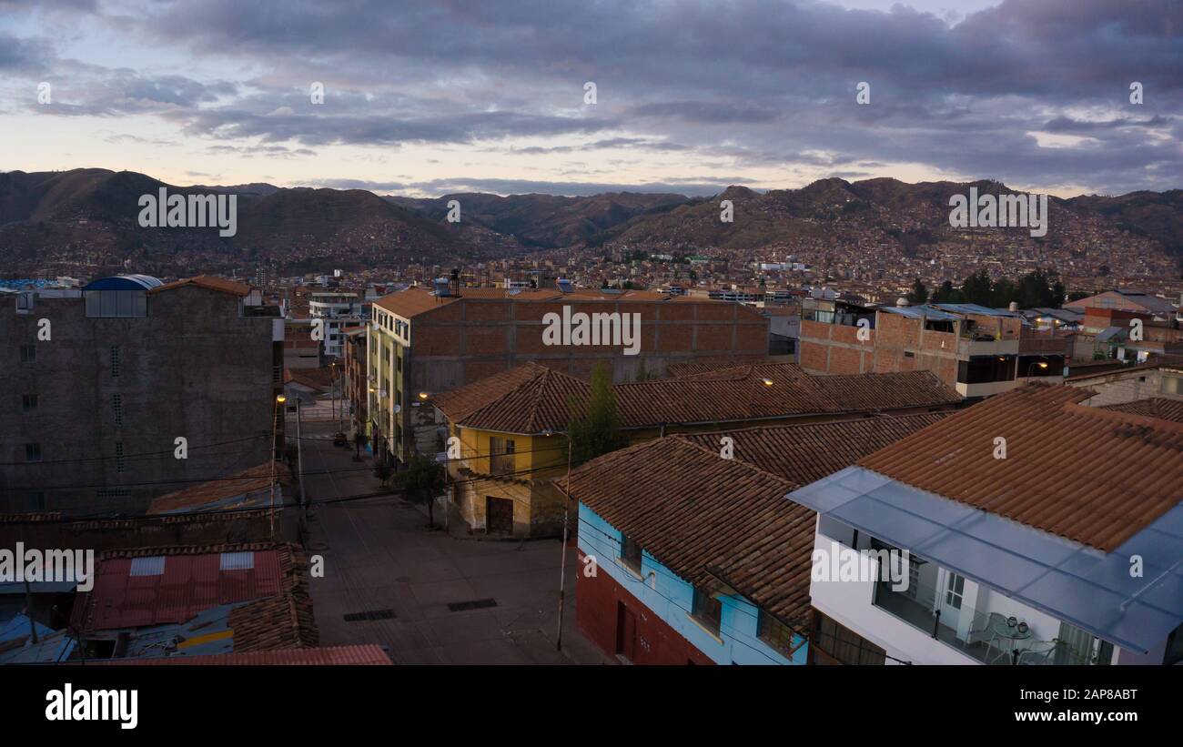 Panoramic city cusco peru hi-res stock photography and images - Alamy