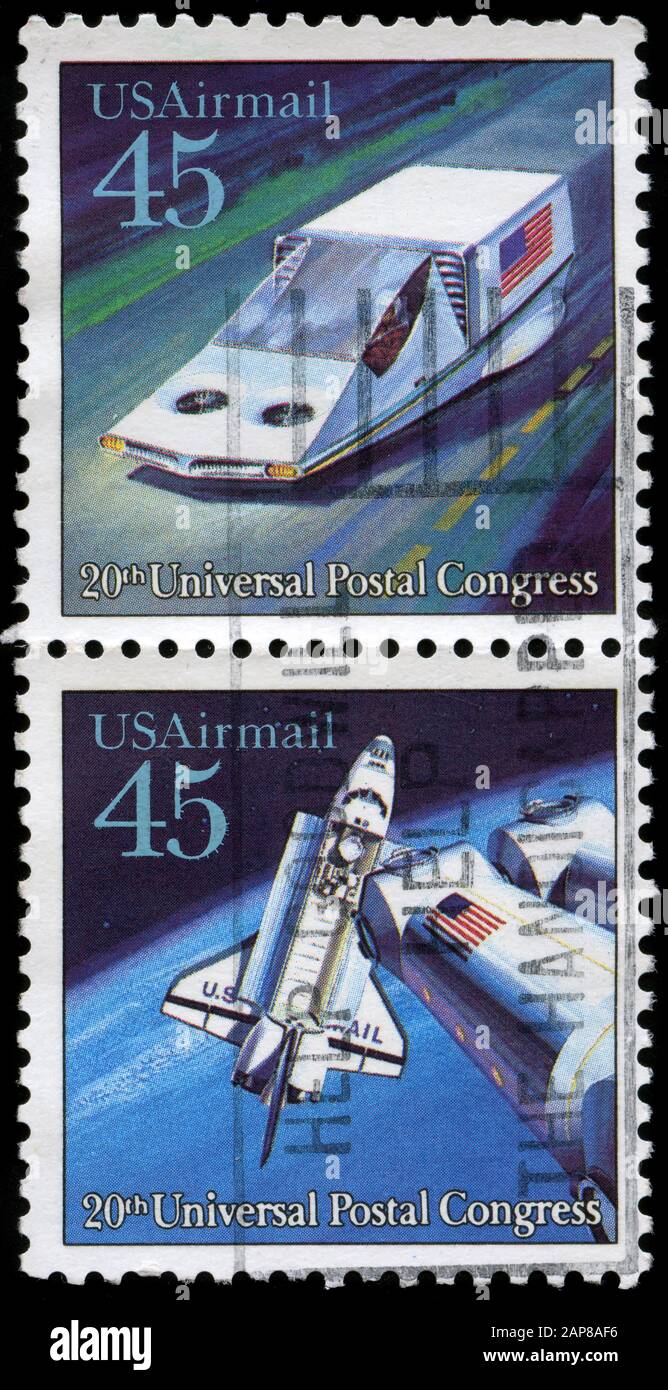 Air-suspended Hover Car, Space Shuttle Stock Photo - Alamy