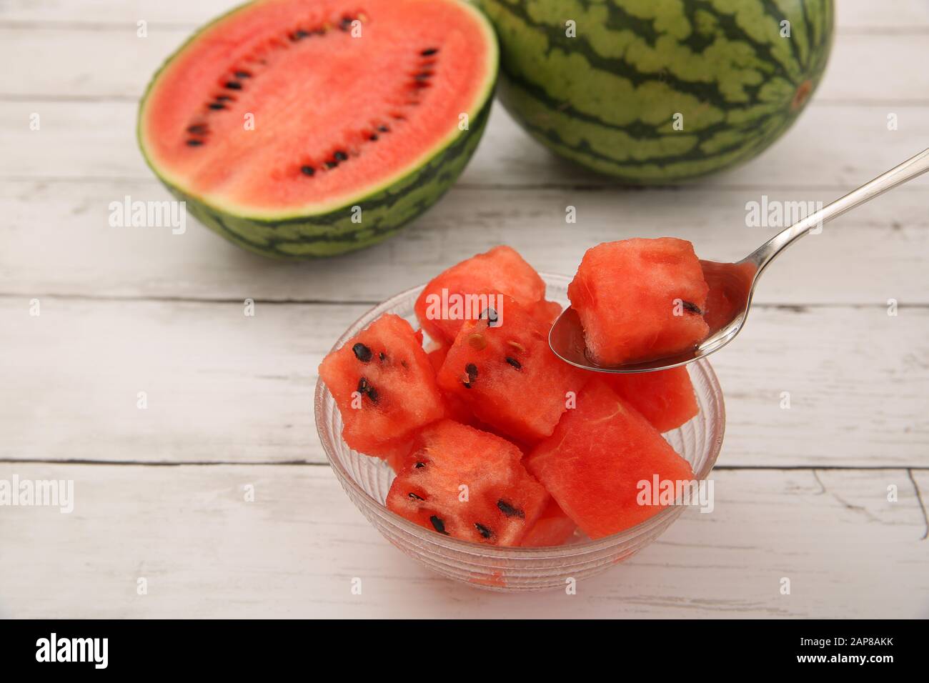 Watermelon middle section hi-res stock photography and images - Alamy