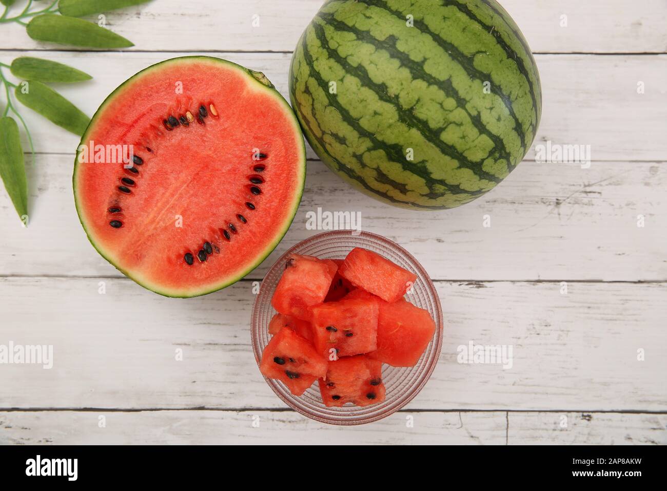 Watermelon middle section hi-res stock photography and images - Alamy