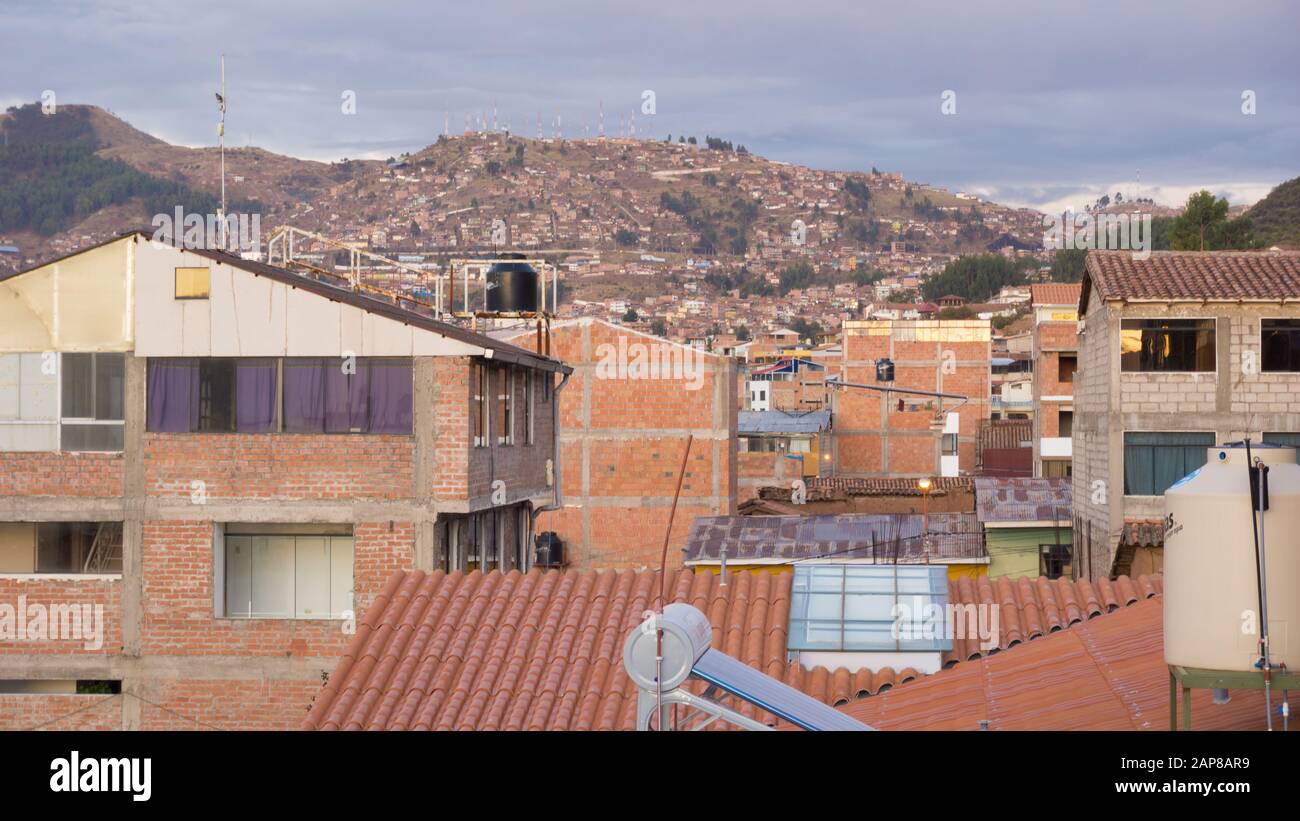 Mountains of cusco panoramic hi-res stock photography and images - Alamy