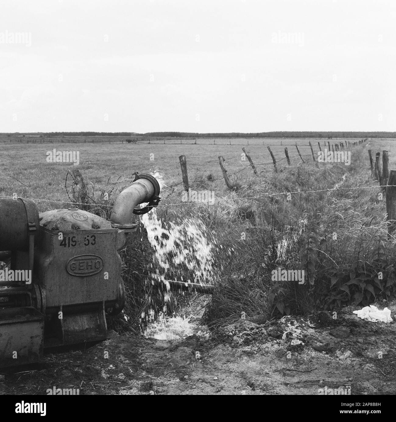 Bronbemaling, main gas transport pipes, drain locks, filter tubes ...