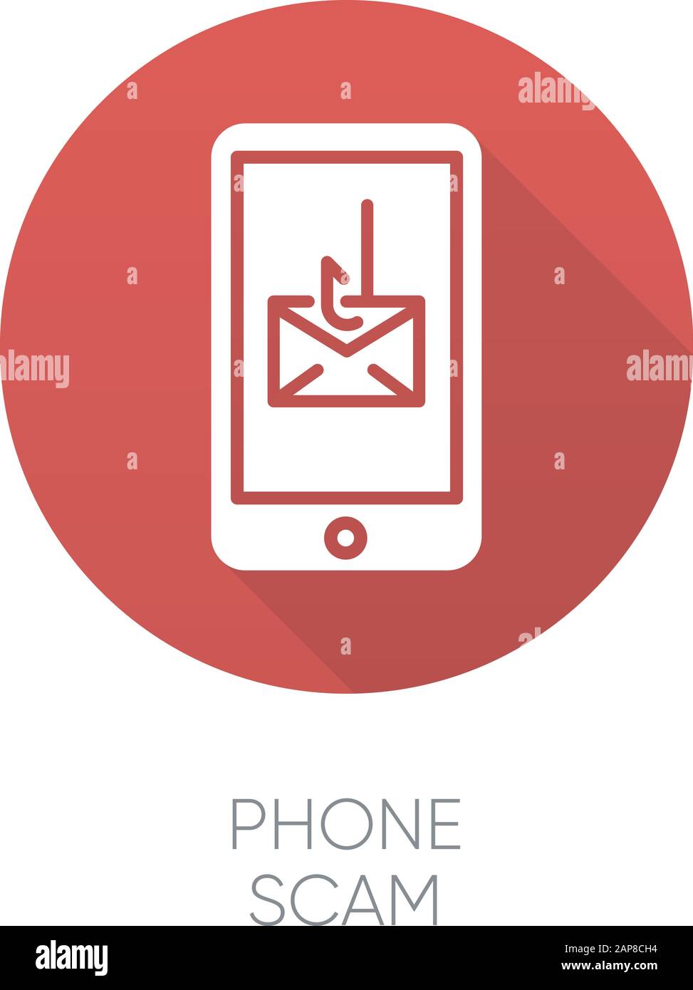 Telephone scam illustration Stock Vector Images - Alamy