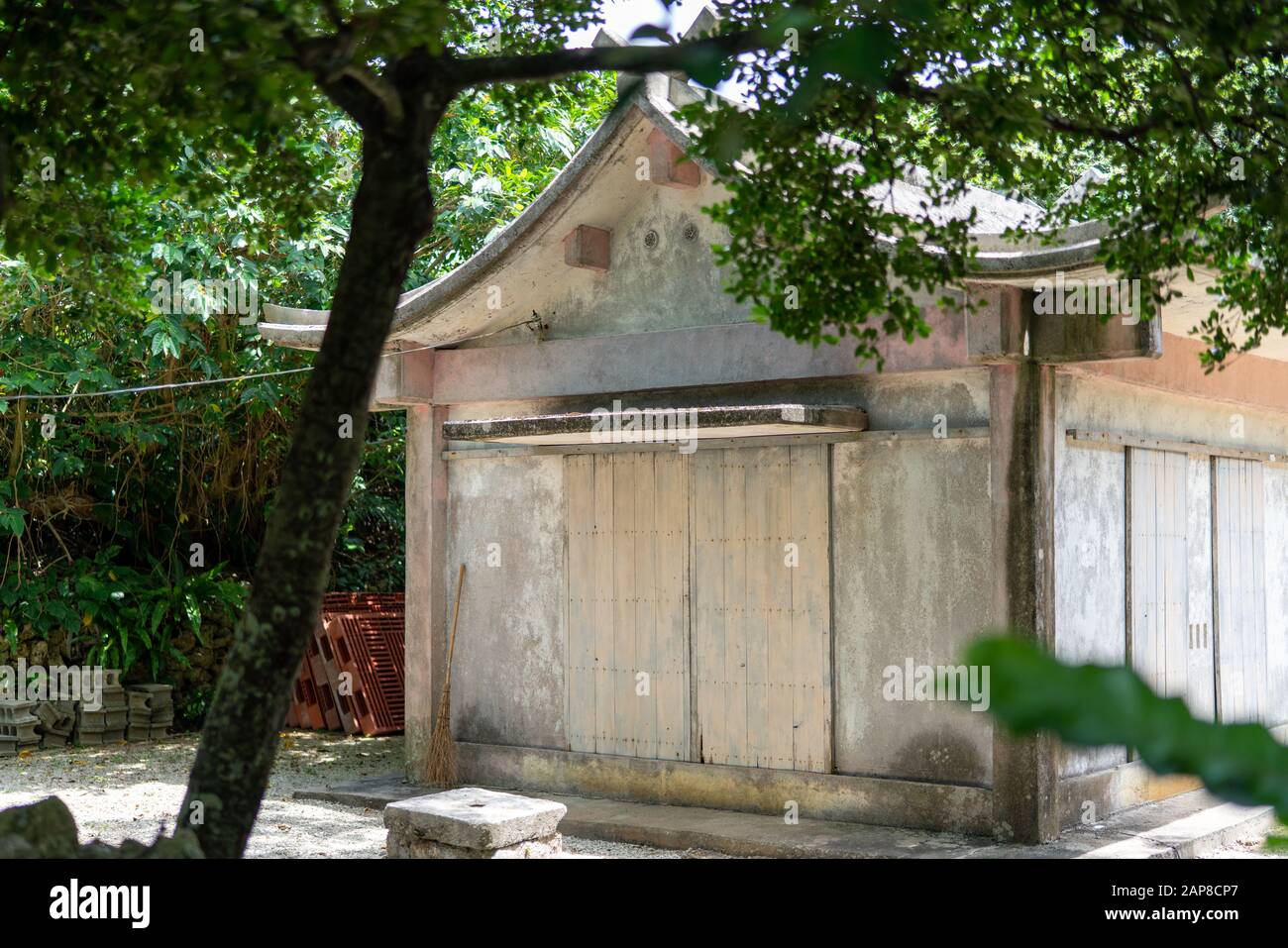 Rural townscape, Hateruma island, Okinawa Prefecture, Japan Stock Photo ...