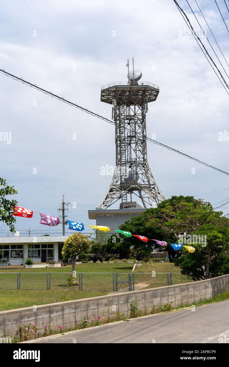 Rural townscape, Hateruma island, Okinawa Prefecture, Japan Stock Photo ...