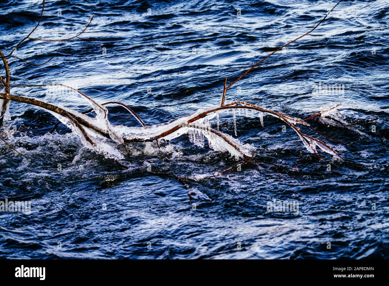 River and ice Stock Photo - Alamy
