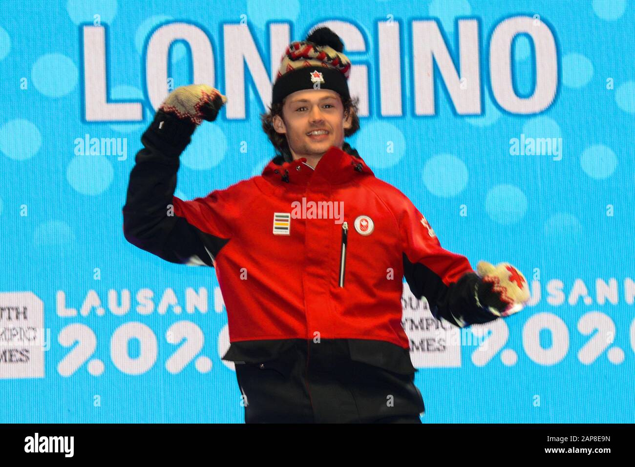 Lausanne, Switzerland. 21st Jan, 2020. Andrew Longino of Canada ...