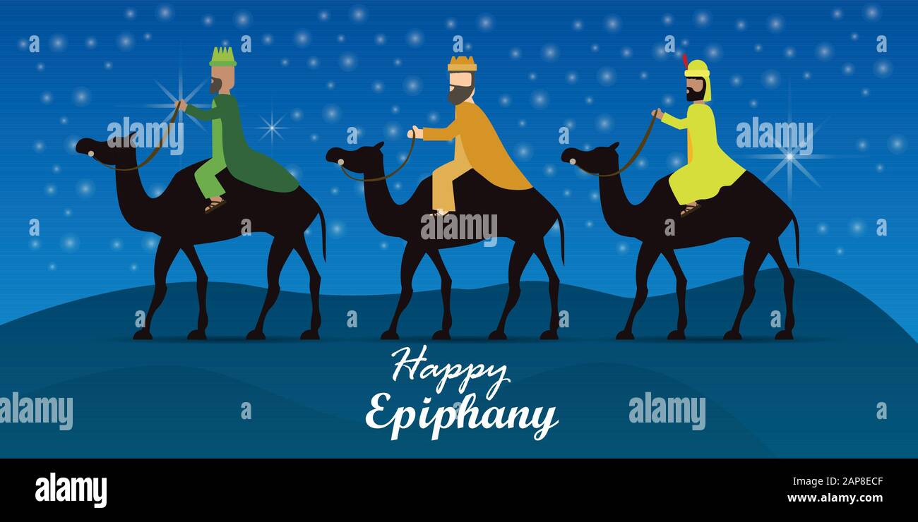 Happy Epiphany day card Stock Vector Image & Art - Alamy
