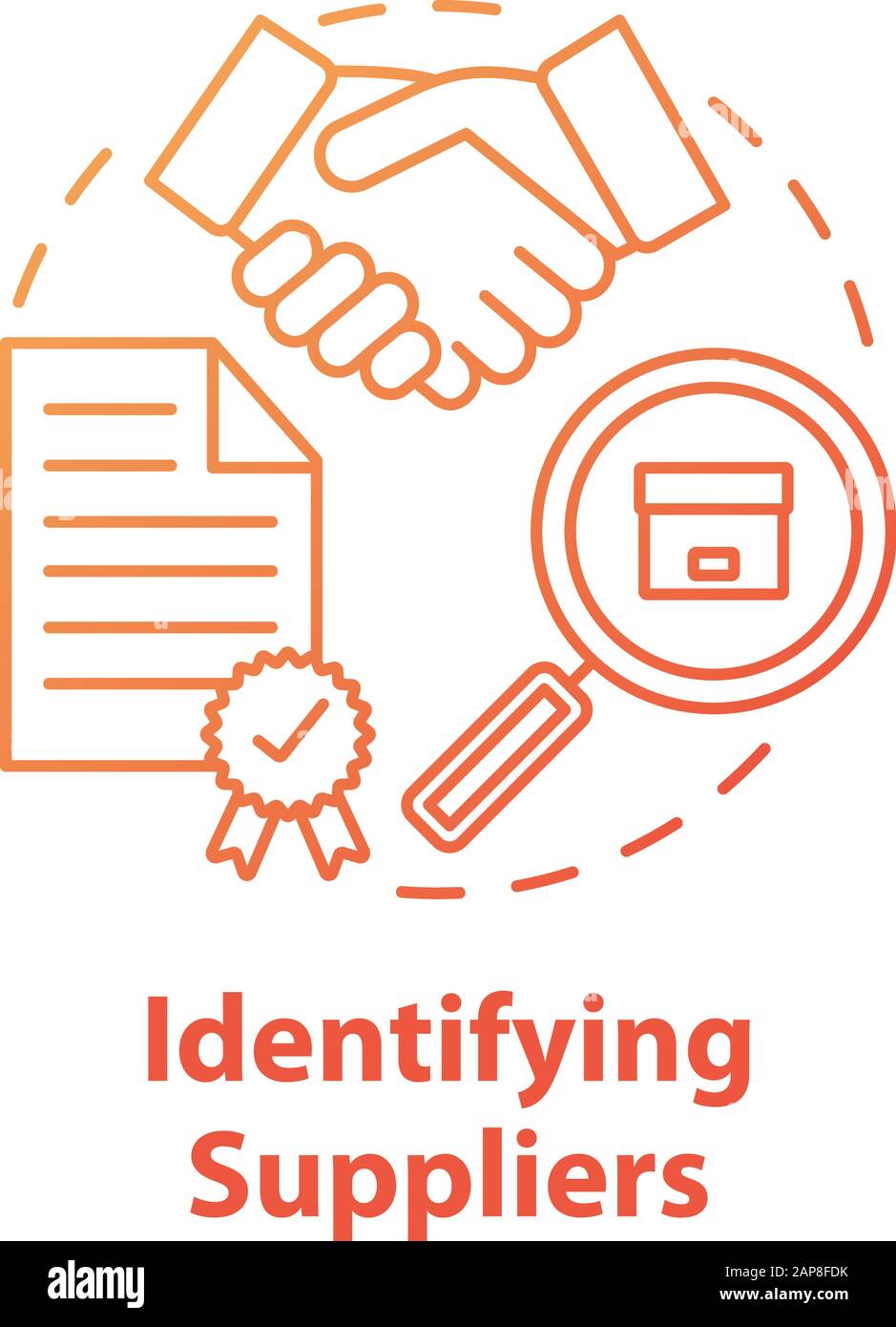 Identifying goods Stock Vector Images - Alamy