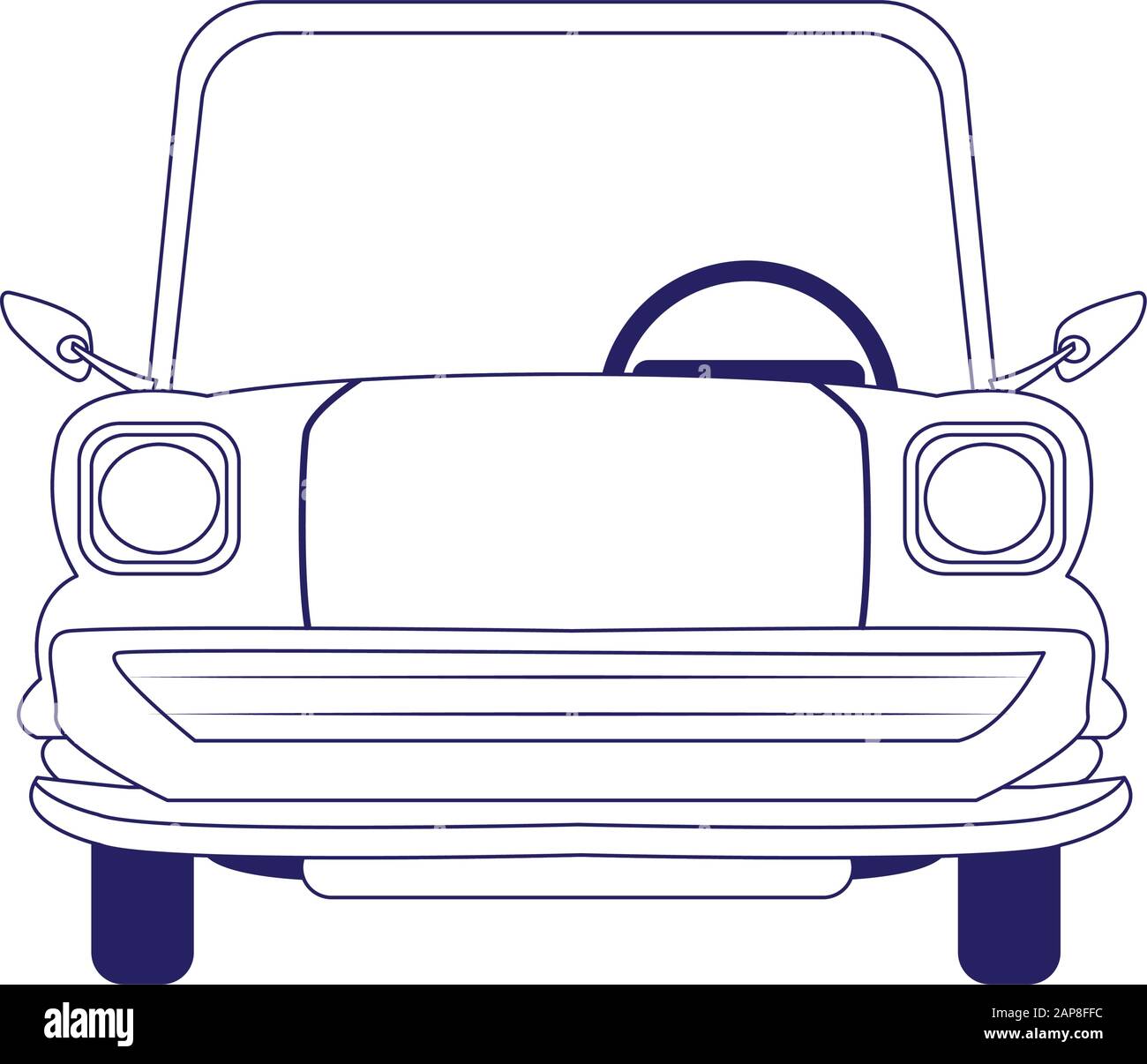 Oldtimer old classic car Stock Vector Images - Alamy