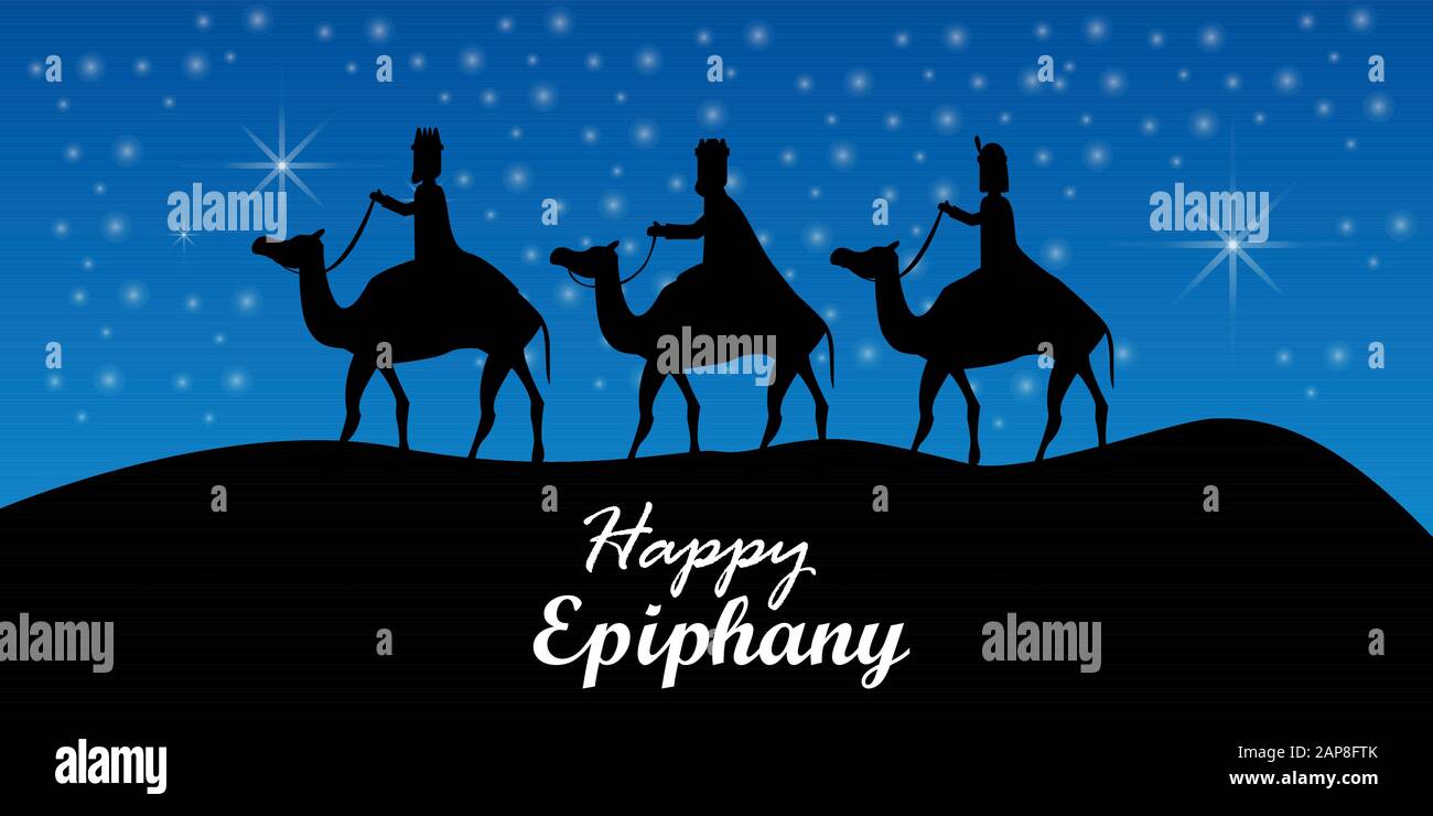 Happy Epiphany day card Stock Vector Image & Art - Alamy