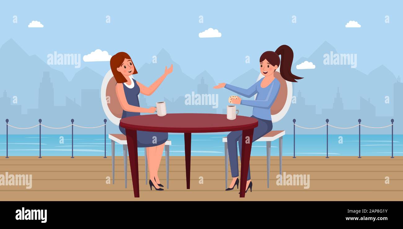 Lunch Break Stock Vector Images - Alamy