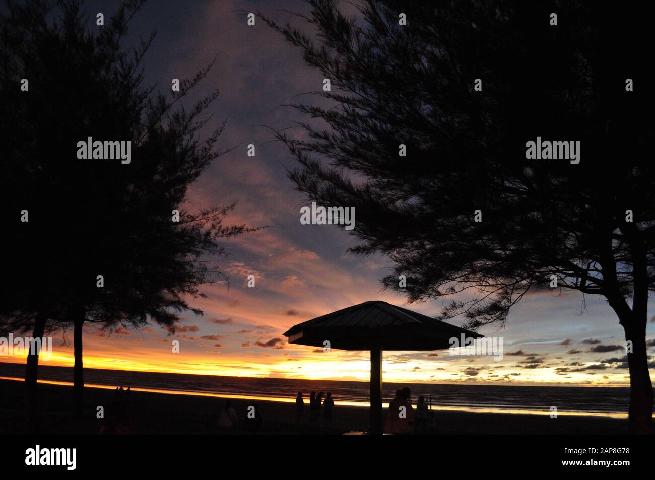 Miri, Sarawak / Malaysia - April 2011: The beautiful beaches of Luak ...