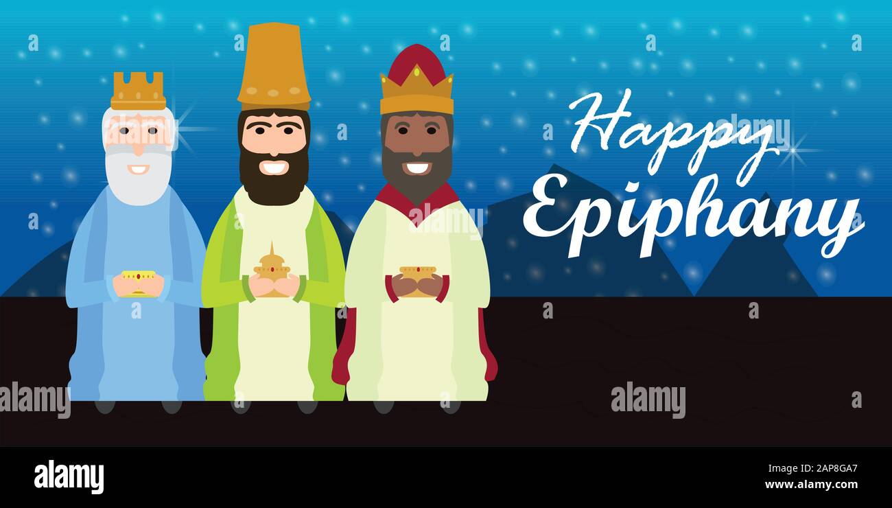 Happy Epiphany day card Stock Vector Image & Art - Alamy