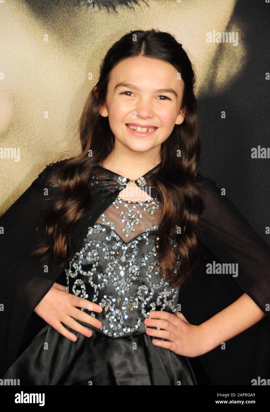 Hollywood, California, USA 21st January 2020 Actress Brooklynn Prince ...
