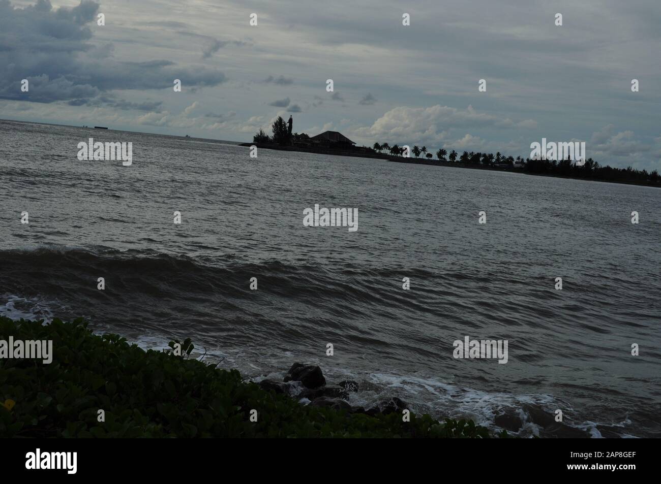 Miri, Sarawak / Malaysia - April 2011: The beautiful beaches of Luak ...