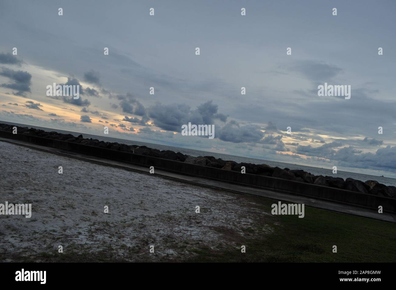 Miri, Sarawak / Malaysia - April 2011: The beautiful beaches of Luak ...