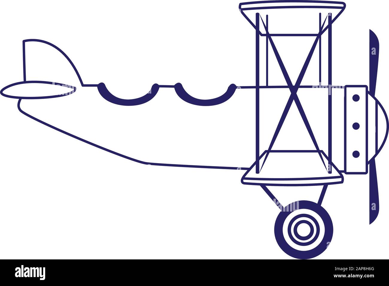 light aircraft icon, flat design Stock Vector Image & Art - Alamy