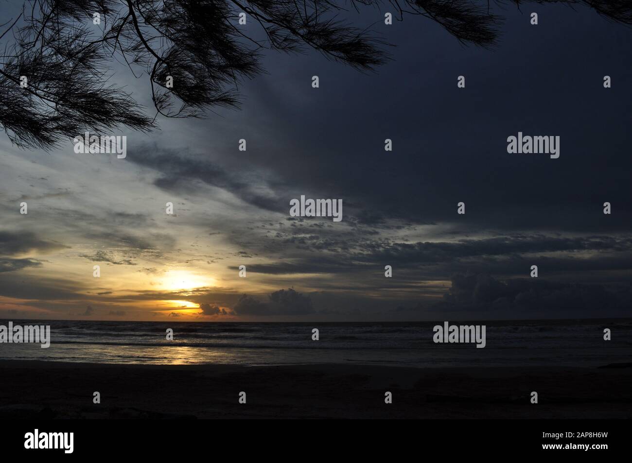 Miri, Sarawak / Malaysia - April 2011: The beautiful beaches of Luak ...