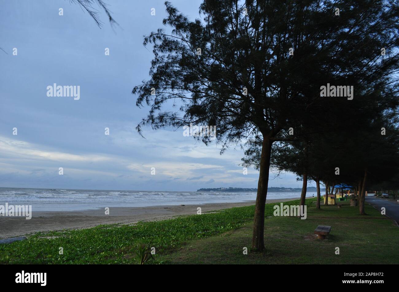 Miri, Sarawak / Malaysia - April 2011: The beautiful beaches of Luak ...