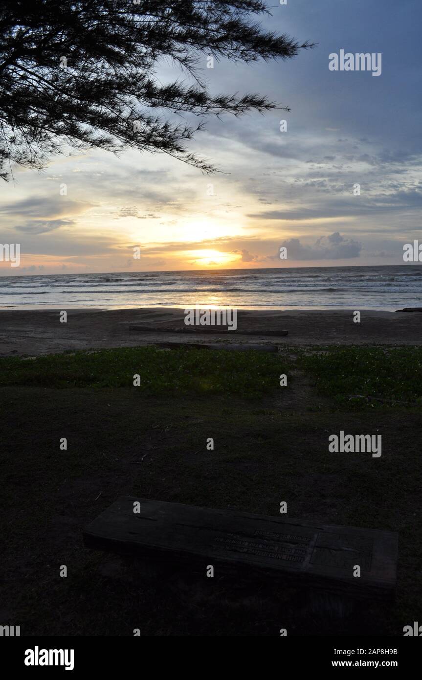 Miri, Sarawak / Malaysia - April 2011: The beautiful beaches of Luak ...