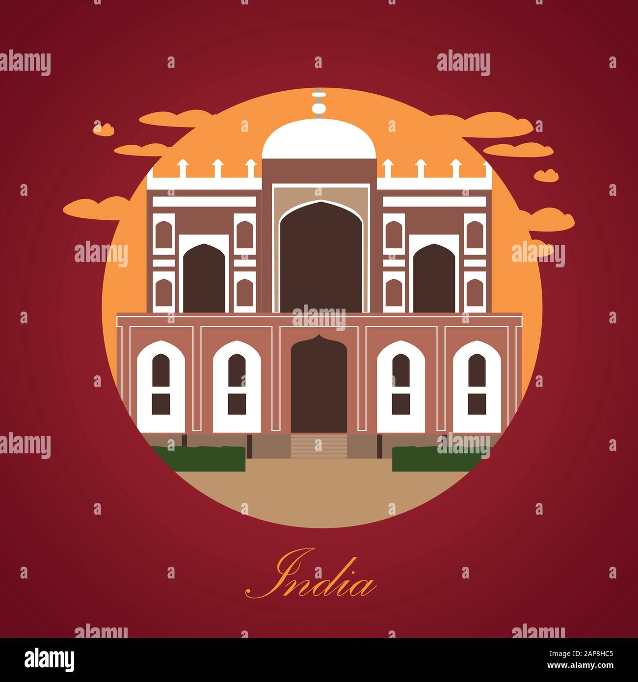 Famous place in india Stock Vector Image & Art - Alamy