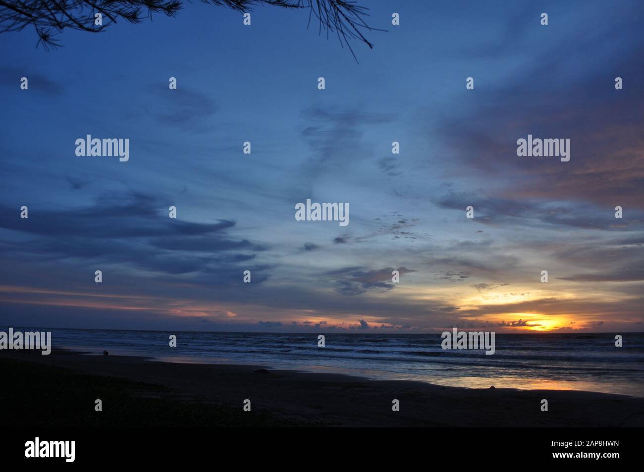 Miri, Sarawak / Malaysia - April 2011: The beautiful beaches of Luak ...