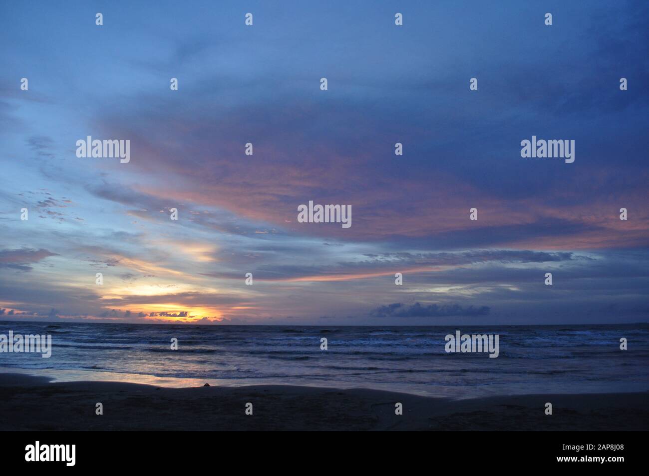 Miri, Sarawak / Malaysia - April 2011: The beautiful beaches of Luak ...