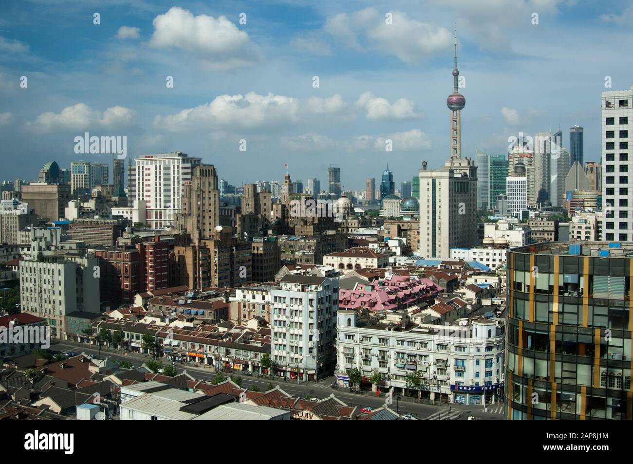Shanghai, China. old town, aerial view on the roofs Stock Photo - Alamy Shanghai, China. old town, aerial view on the roofs Stock Photo - Alamy