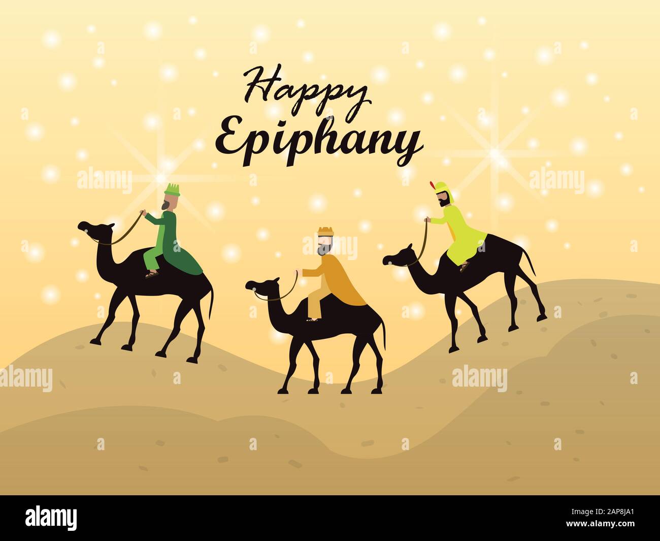 Happy Epiphany day card Stock Vector Image & Art - Alamy
