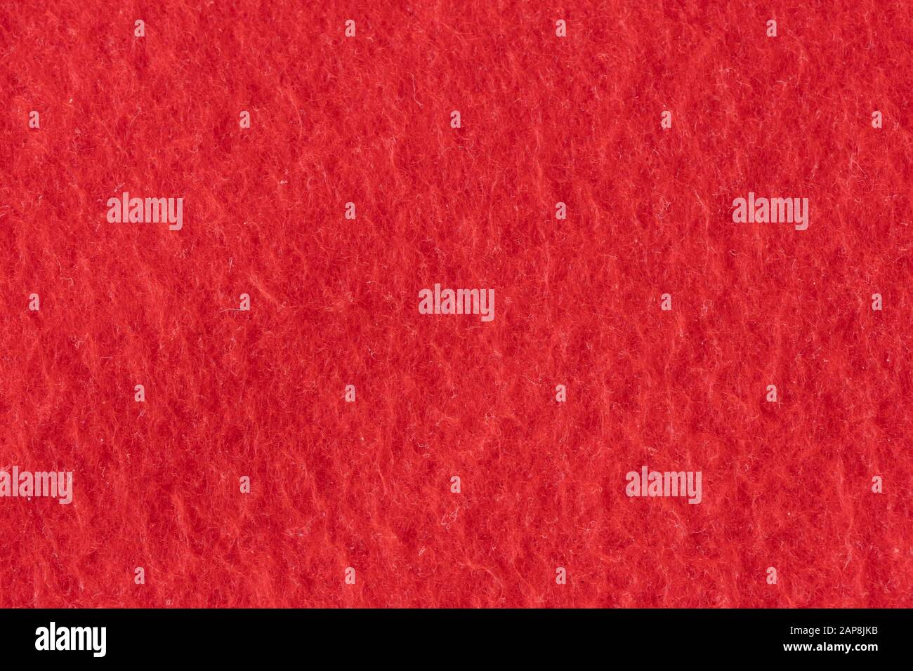 Macro image of the texture of fluffy red costume polyester Stock Photo ...