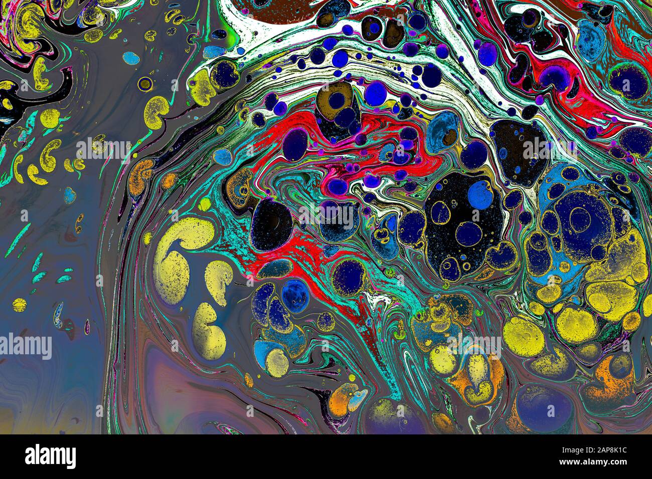 Abstract marbling art patterns as background Stock Photo - Alamy