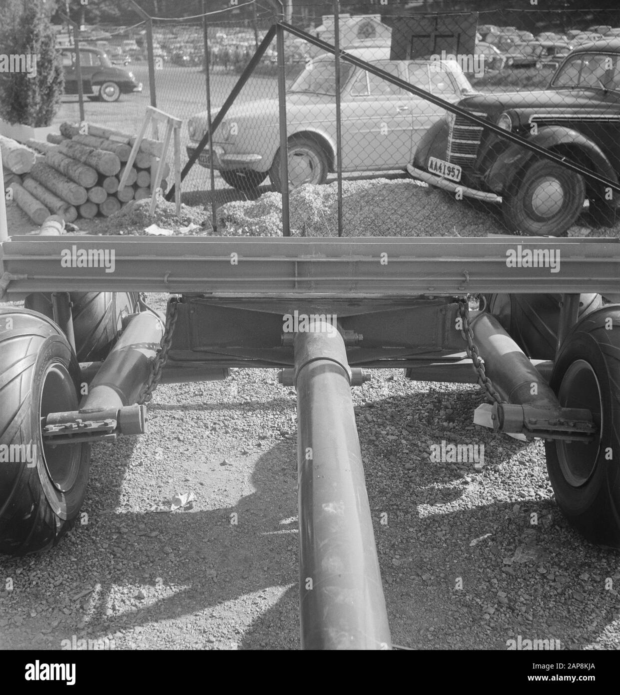 Loading trailers Black and White Stock Photos & Images - Alamy