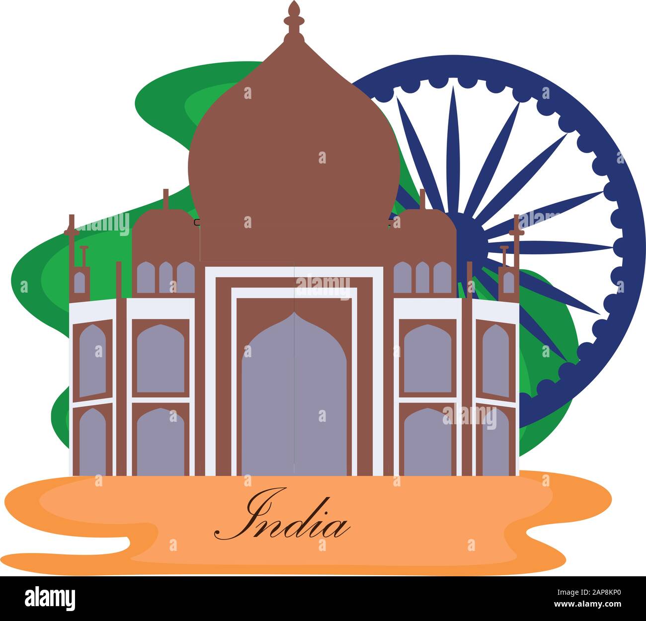 Famous place in india Stock Vector Image & Art - Alamy
