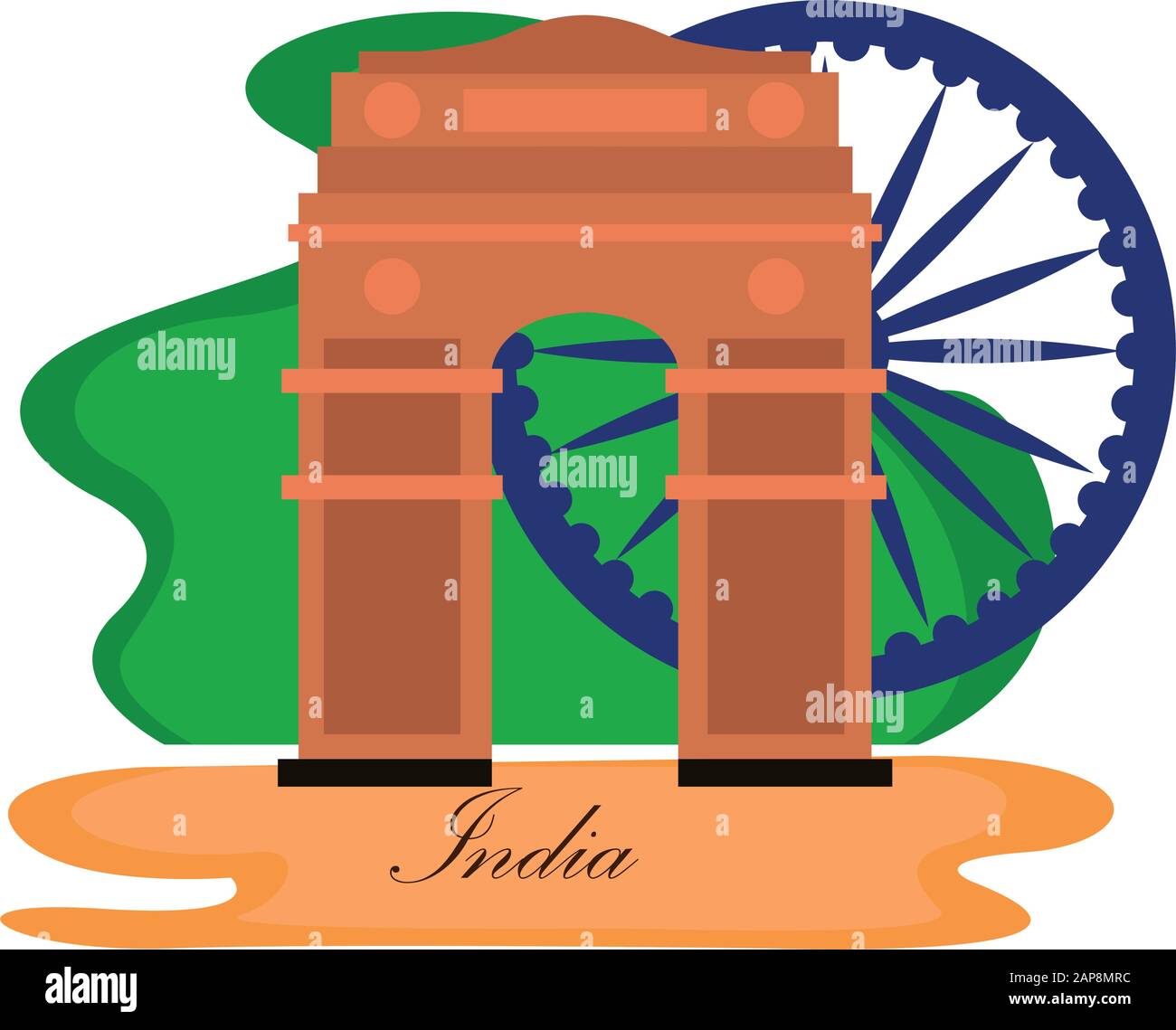 Famous place in india Stock Vector Image & Art - Alamy