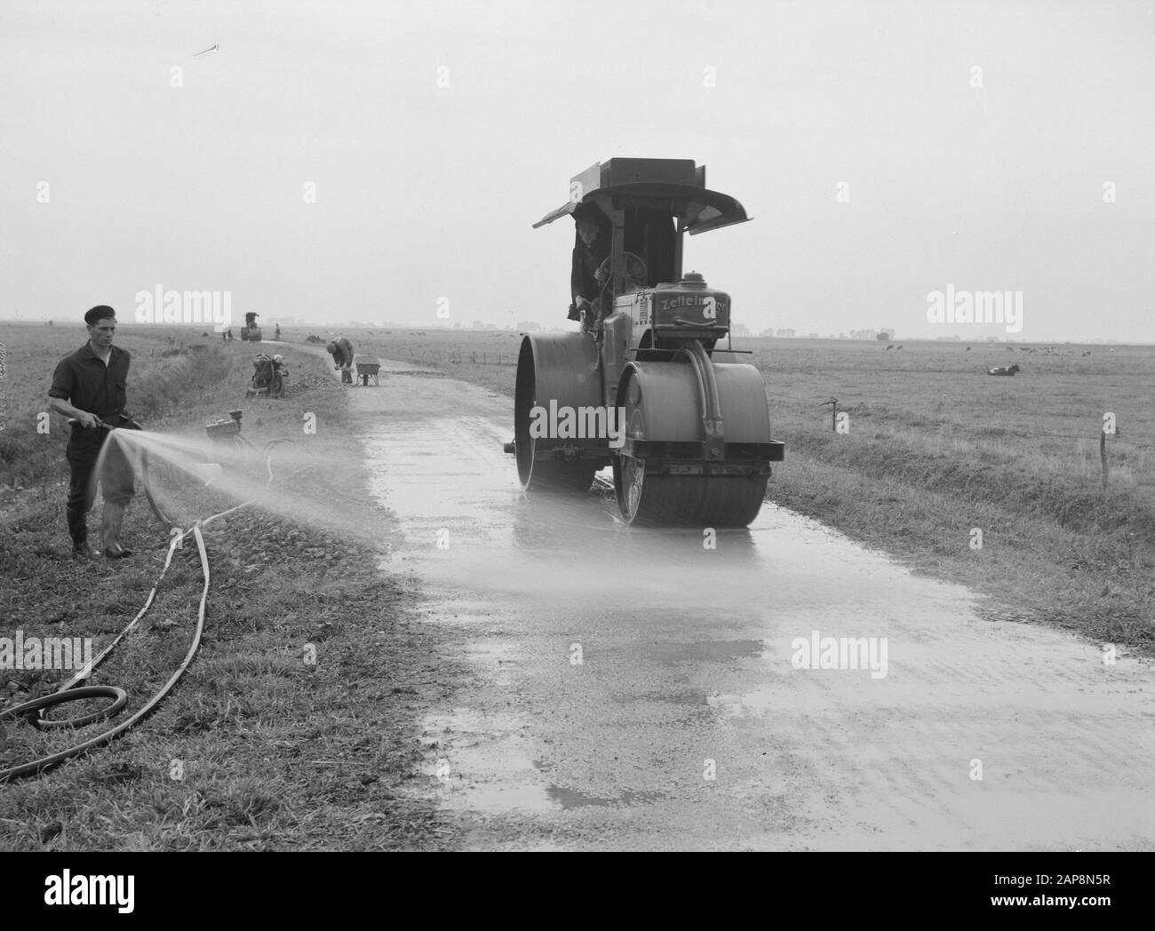 construction and improvement of roads, dikes and savings basins ...