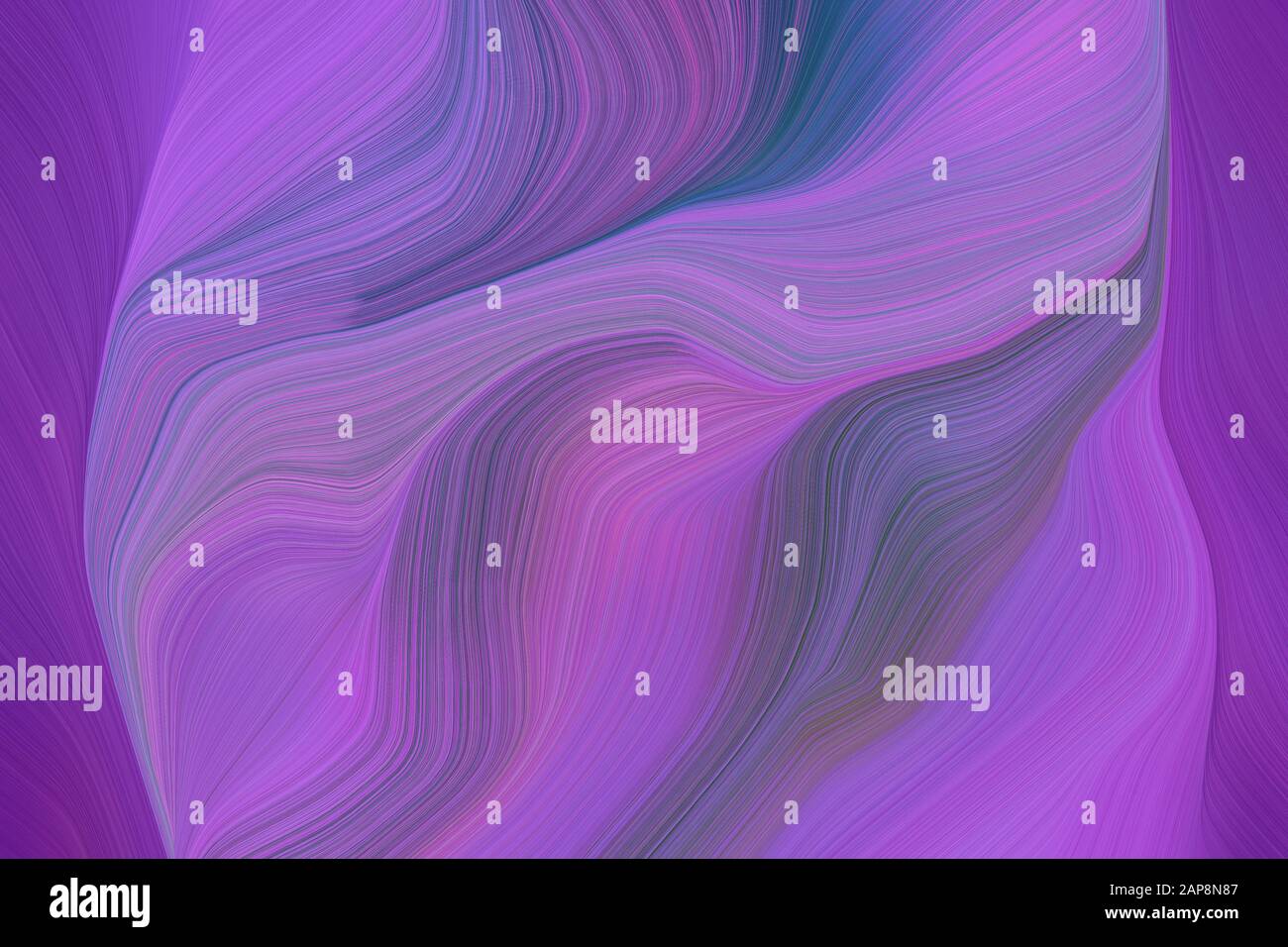 abstract artistic lines and waves background with moderate violet, dark ...
