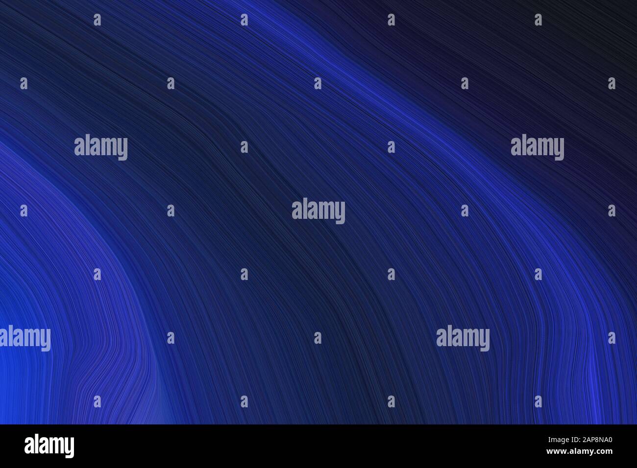 abstract modern lines and waves canvas design with very dark blue, dark ...