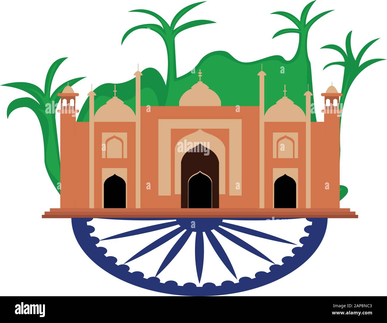 Famous place in india Stock Vector Image & Art - Alamy