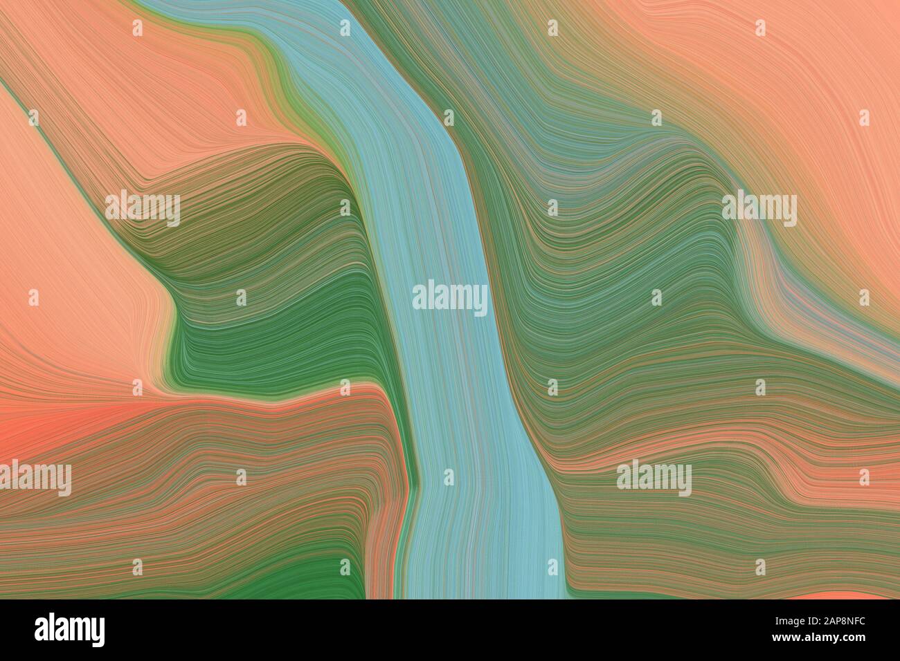 abstract modern lines and waves background with gray gray, dark salmon ...