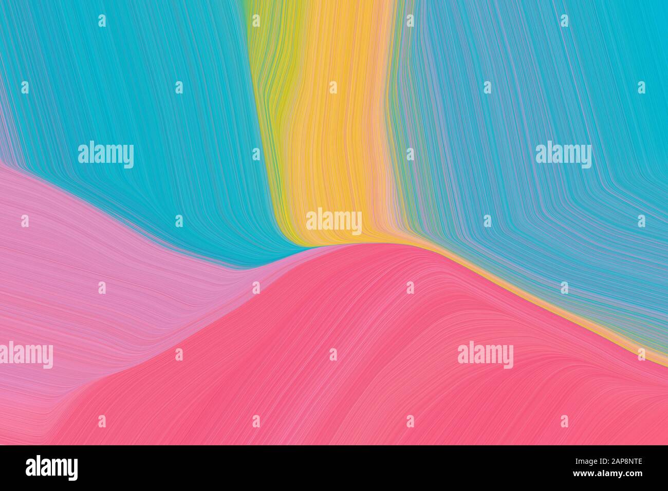 abstract clean and fluid lines and waves wallpaper design with light ...