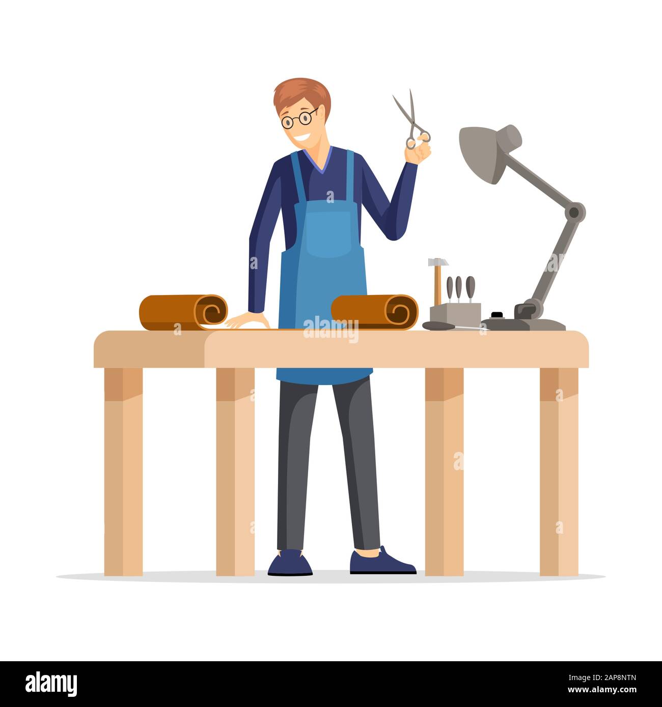 Craftsman Stock Vector Images - Alamy