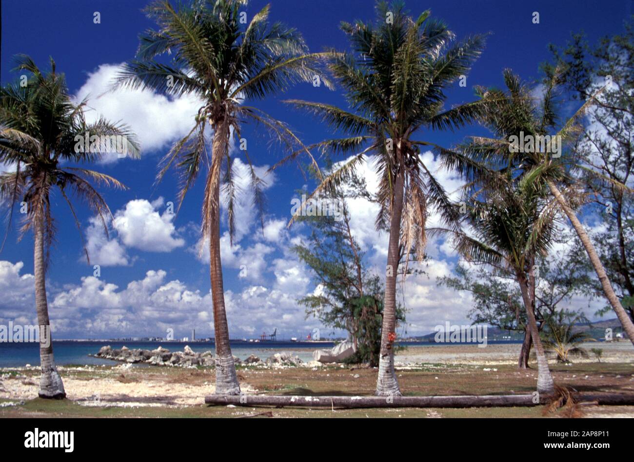 Guam, Orote Peninsula. Near the Guam Memorial honouring Captain Glass ...