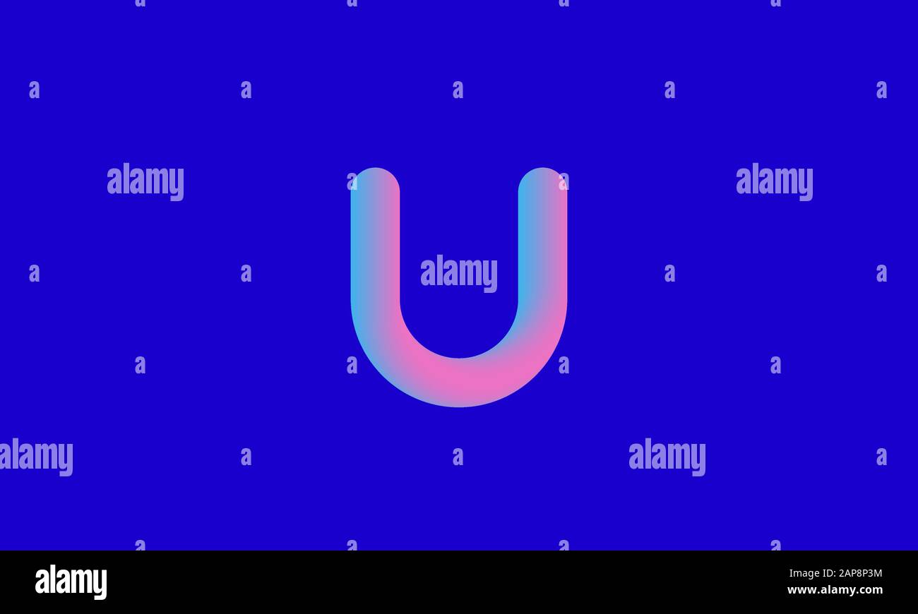 3d gradient letter u,3d letters u logo design,gradient u,3d decorative ...