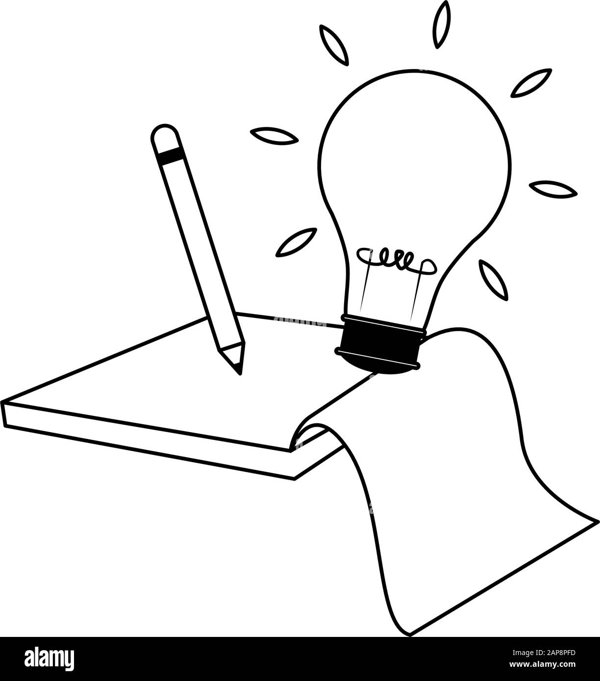 Pencil led Stock Vector Images - Alamy